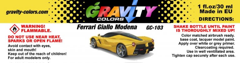 Ferrari Giallo Modena » GRAVITY Colors