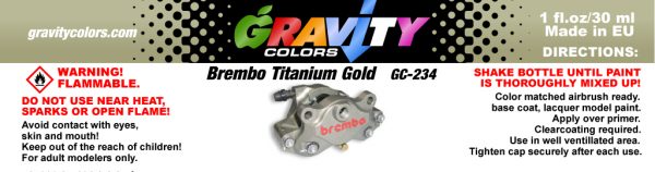 Brembo Titanium Gold » GRAVITY Colors