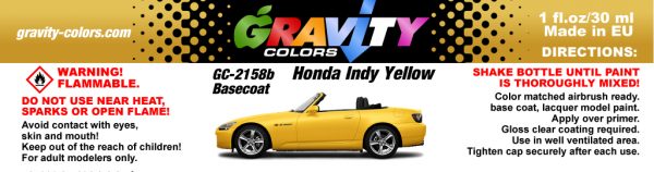 Honda Indy Yellow » GRAVITY Colors
