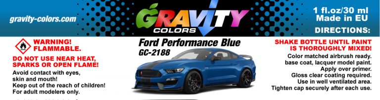 Ford Performance Blue » GRAVITY Colors