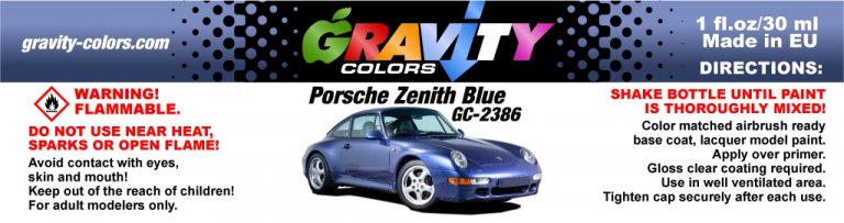 Porsche Zenith Blue » GRAVITY Colors