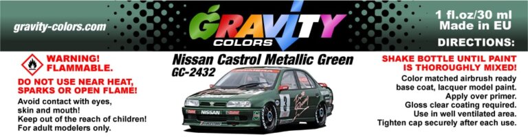 Nissan Castrol Metallic Green » GRAVITY Colors