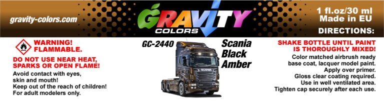 Scania Black Amber » GRAVITY Colors