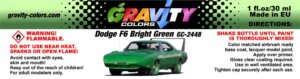 Dodge F6 Bright Green » GRAVITY Colors