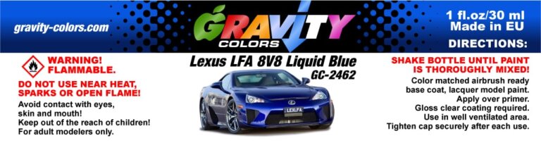Lexus LFA 8V8 Liquid Blue » GRAVITY Colors